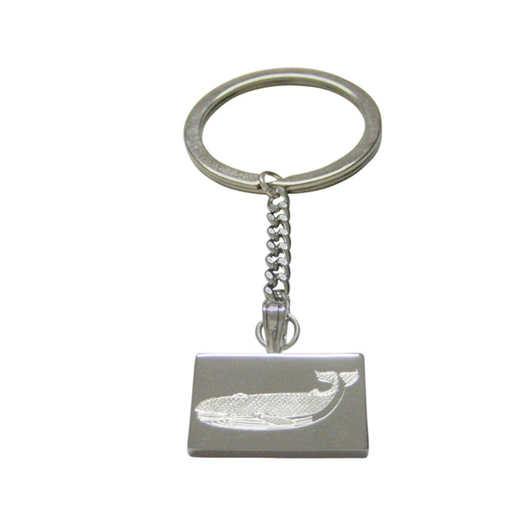 Kiola Designs | Accessories | Silver Toned Etched Left Facing Whale ...